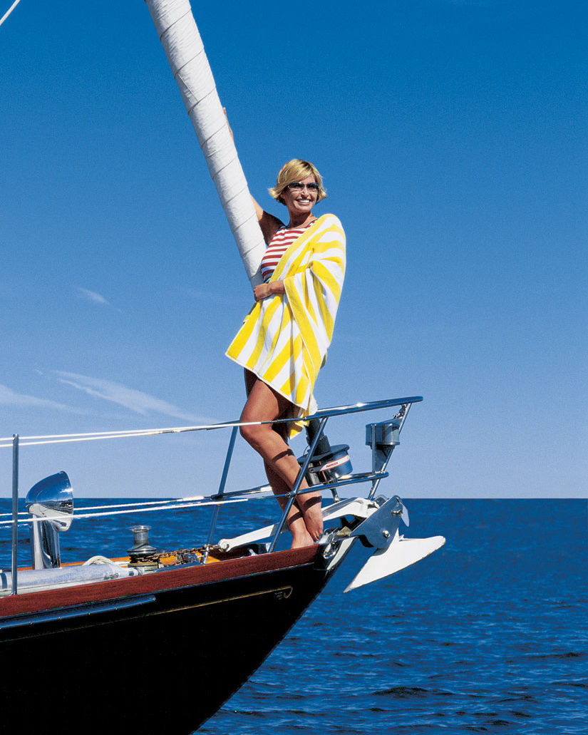 Towel Specialties. Turkish Signature Midweight Cabana Stripe Beach Towel