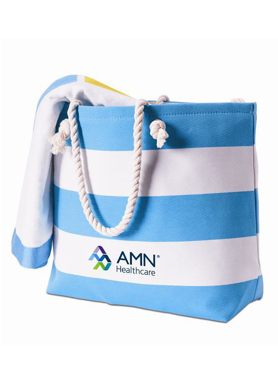 Towel Specialties. Skipper Bag & Islander Beach Towel Set