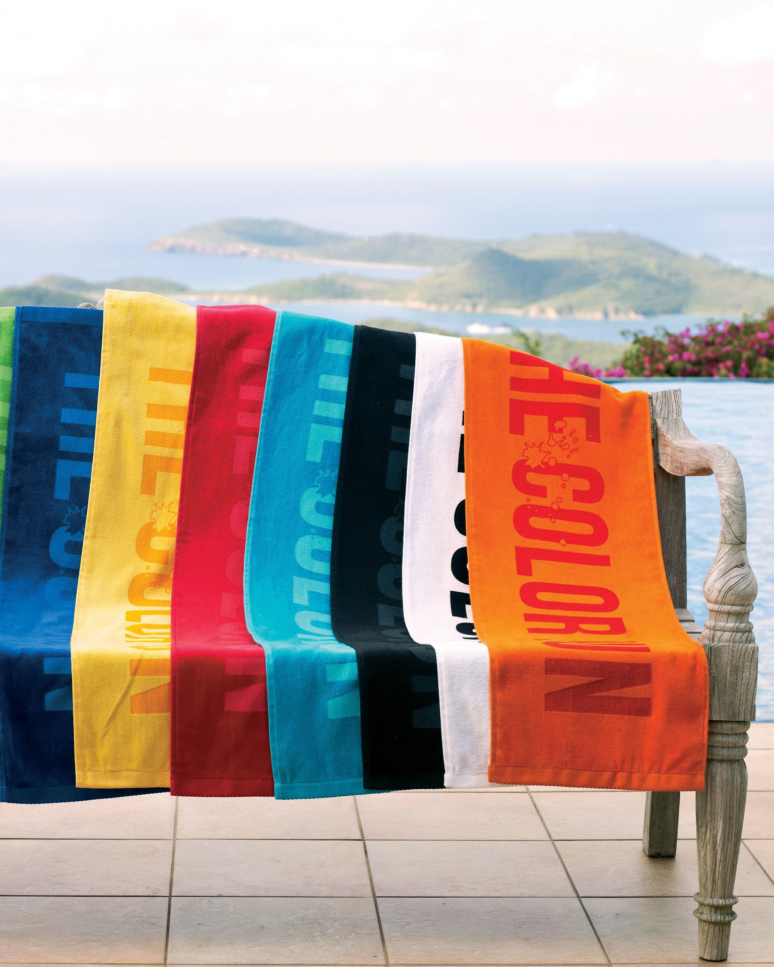 Towel Specialties. Turkish Signature Colored Workout Towel